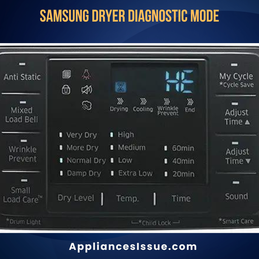 Samsung Dryer Diagnostic Mode [6 Fixations] in 2024 – Appliances Issue